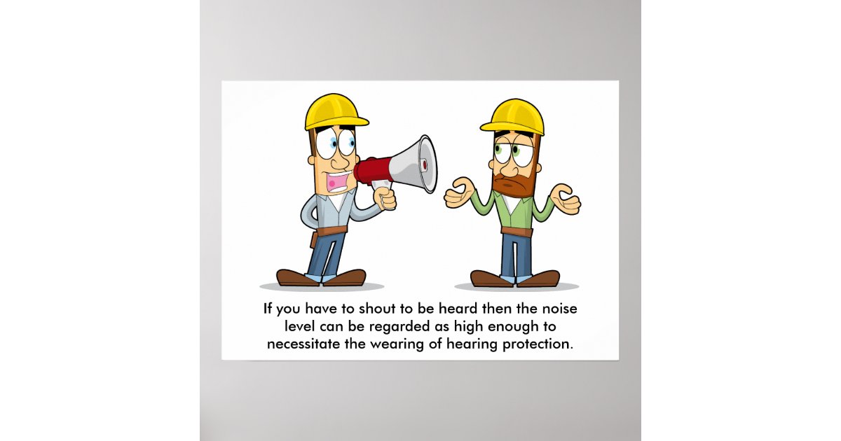 Affiches Protection auditive 001 | Zazzle.fr