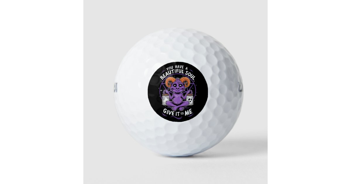 Balles De Golf Vous avez une belle âme Satanic Baphomet | Zazzle.fr
