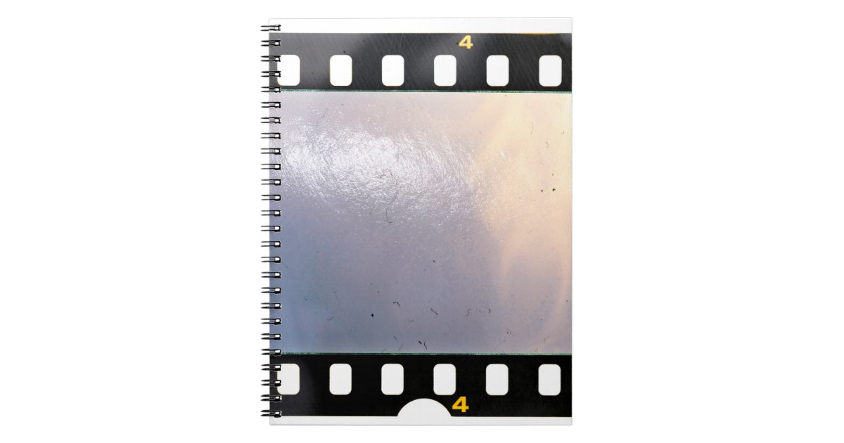 Carnet Blank 35mm film frame or strip on white background | Zazzle.fr