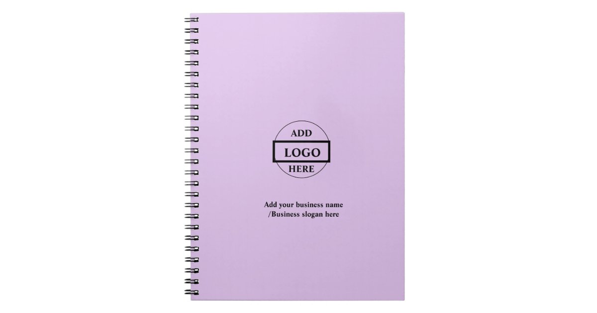 Carnet Logo personnalisé simple et élégant ici société | Zazzle.fr