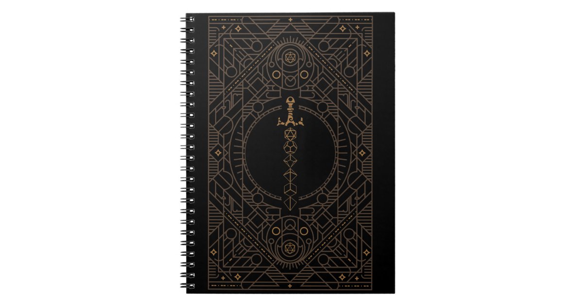 Carnet Tablette d'épée vintage RPG | Zazzle.fr