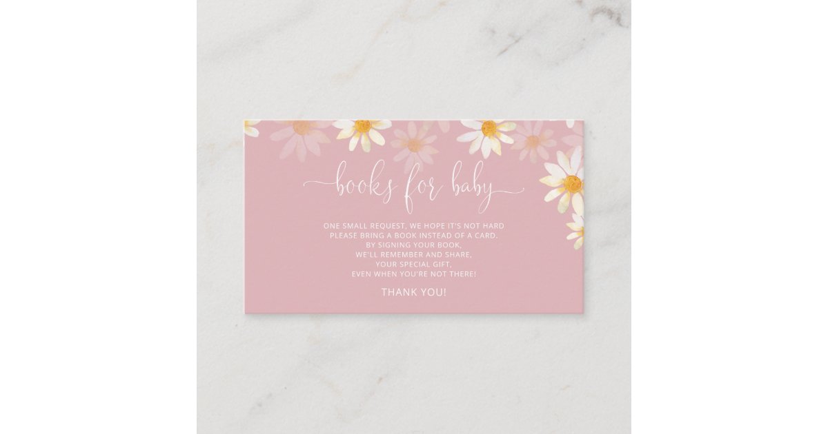 Carte Boîtier de demande de Baby shower de la marg | Zazzle.fr