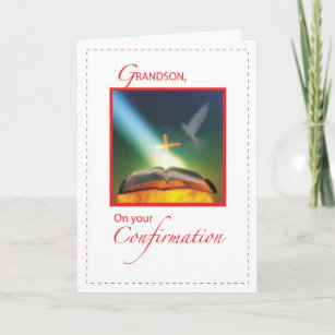 Cartes de vœux Confirmation Catholique | Zazzle.fr