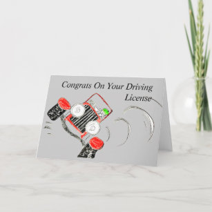 Cartes de vœux Permis Conduire | Zazzle.fr