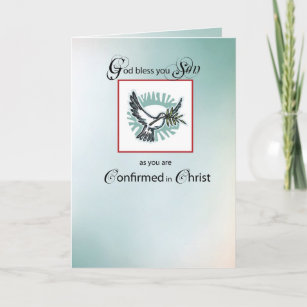 Cartes de vœux Confirmation Catholique | Zazzle.fr