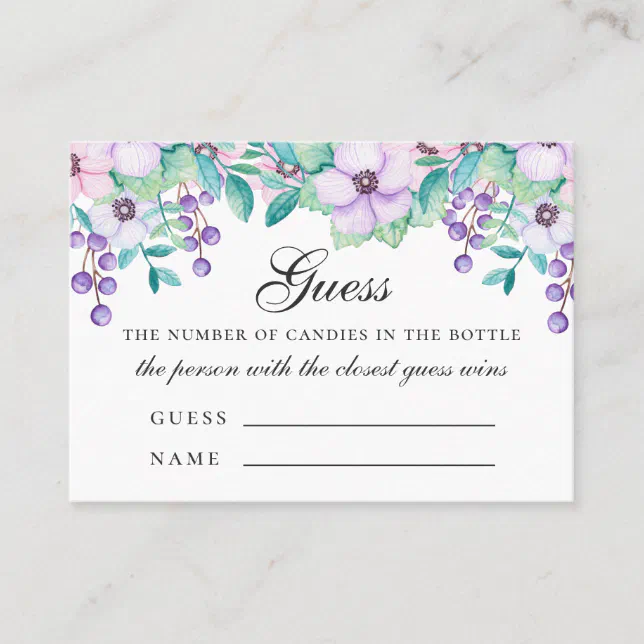 Carte De Placement Devine combien de bonbons. jeu de baby shower. Flo ... Carte De Placement Devine combien de bonbons. jeu de baby shower. Flo ...