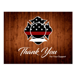 Cartes Pompiers de remerciements | Zazzle.fr