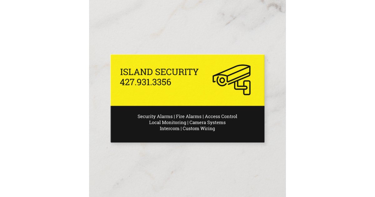 Carte De Visite Home Security Company Business Card | Zazzle.fr