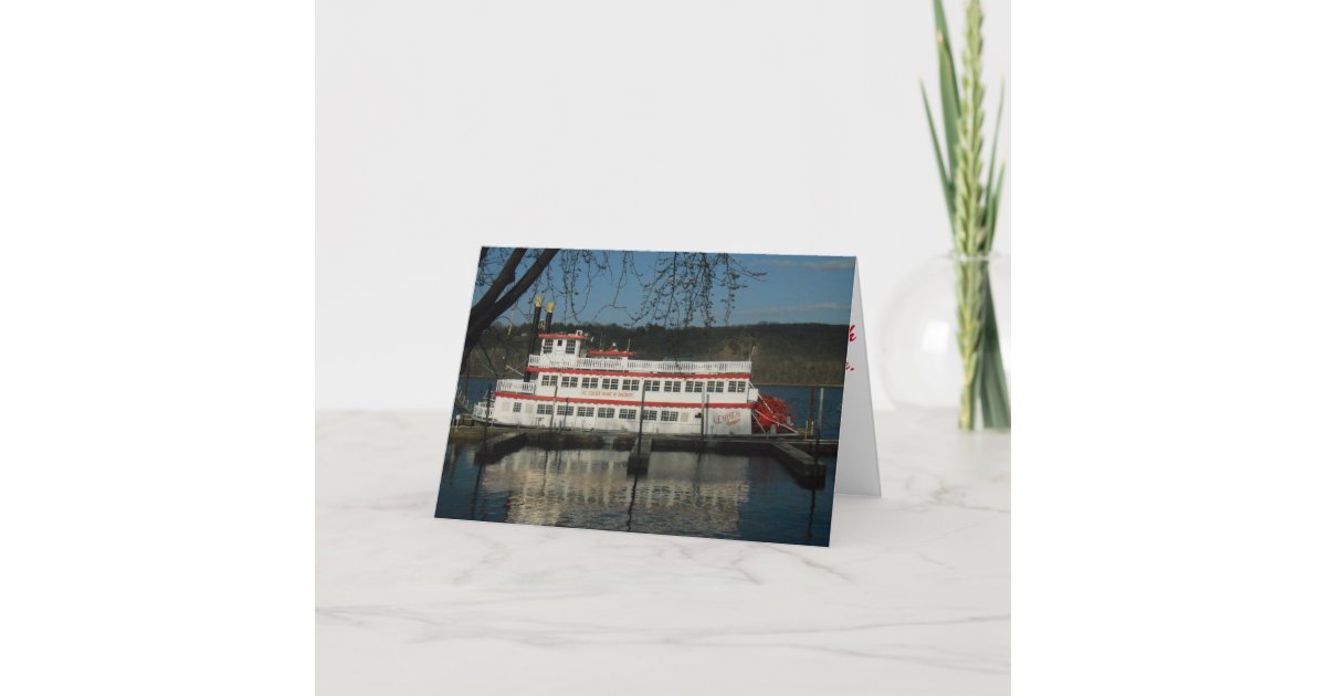 Carte "EMPRESS Riverboat" Birthday Card | Zazzle.fr