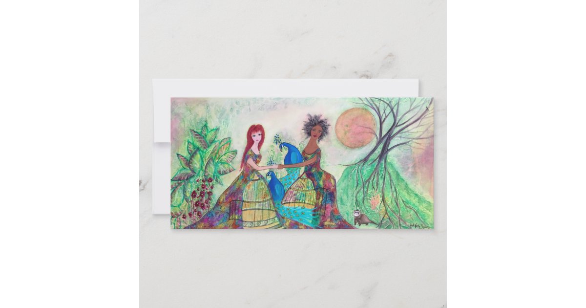 Carte Meilleurs amis Art original | Zazzle.fr