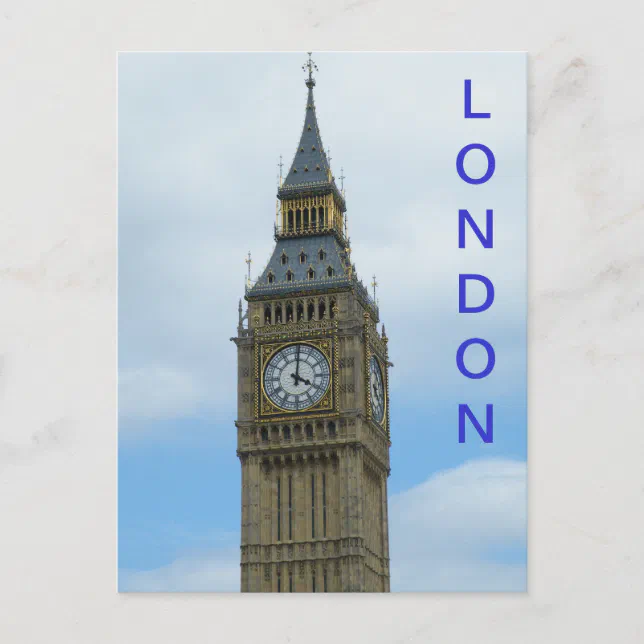 Carte Postale Big Ben | Zazzle.fr