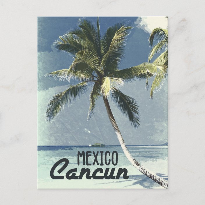 Carte Postale Cancun vintage Mexique | Zazzle.fr