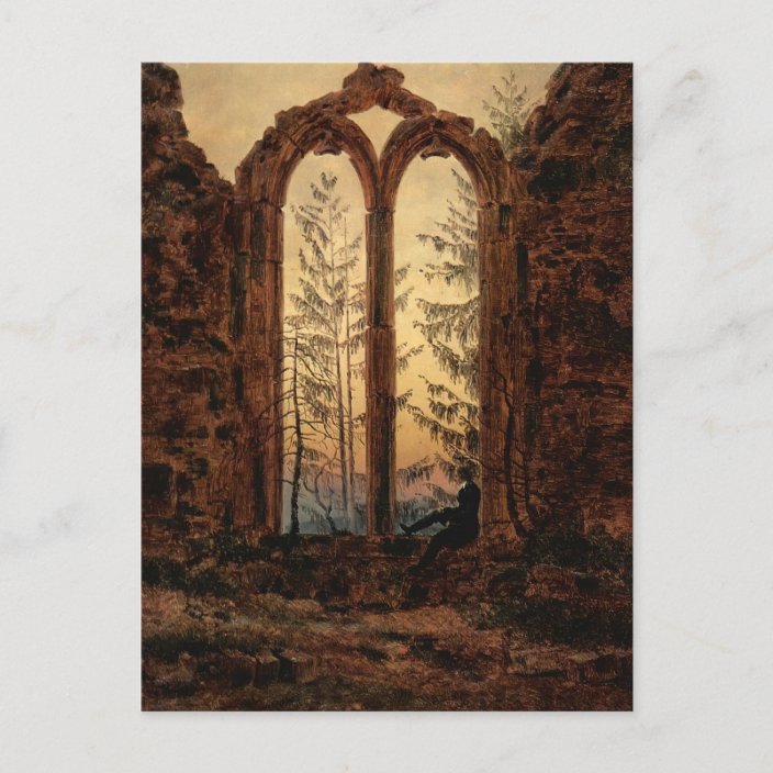 Carte Postale Caspar David Friedrich : Le rêveur | Zazzle.fr