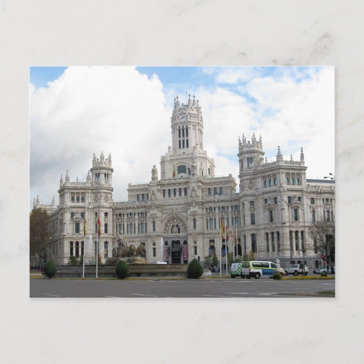 Carte Postale Castle in Madrid, Spain Postcard | Zazzle.fr
