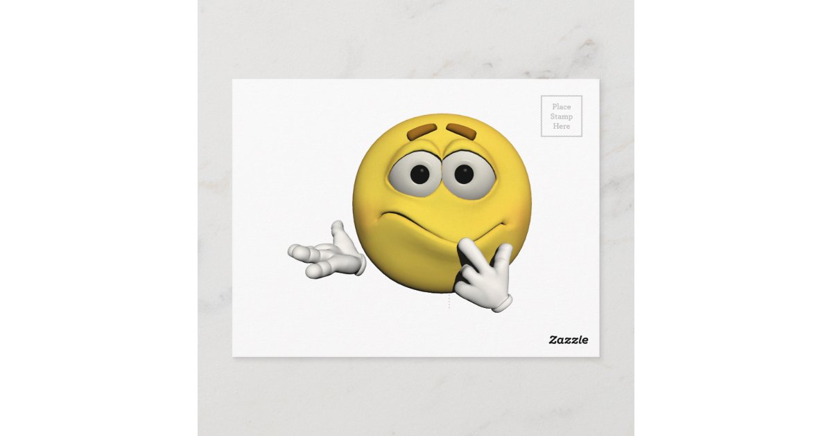 Carte Postale Désolé émoticon | Zazzle.fr