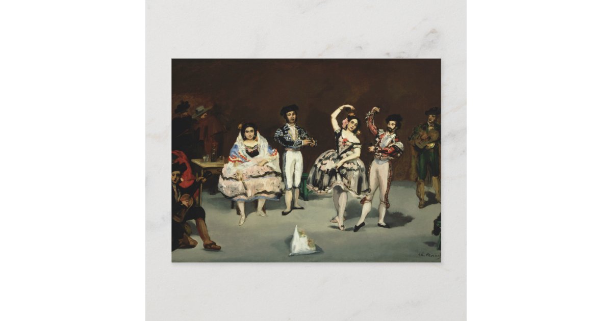 Carte Postale Edouard Manet - Ballet espagnol | Zazzle.fr