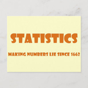 Cartes postales Humour Statistiques originales | Zazzle.fr