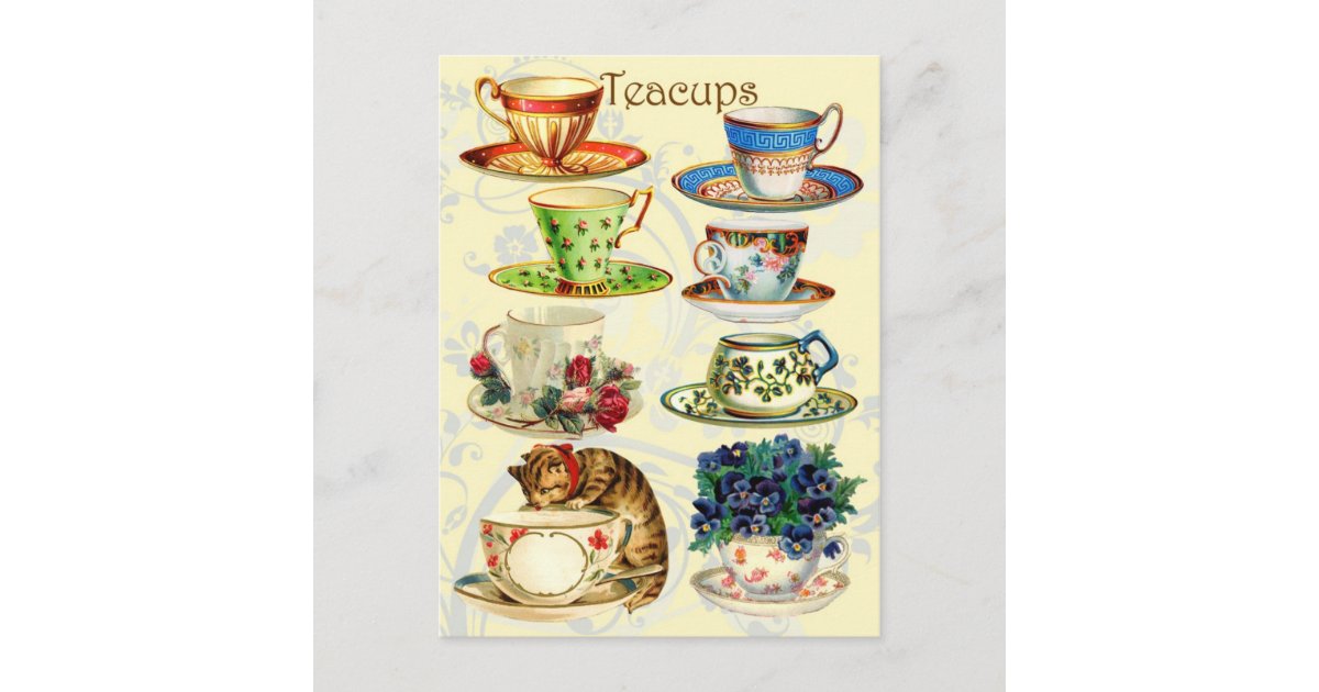 Carte Postale Tea-Time | Zazzle.fr
