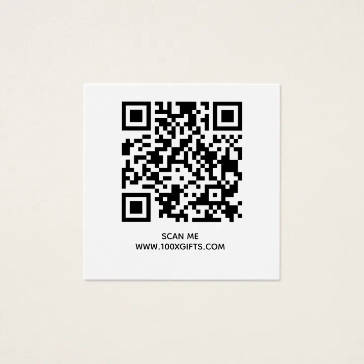 CARTES SIGNES 100 X QR CODE - UTILISER GÉNÉRATEUR | Zazzle.fr
