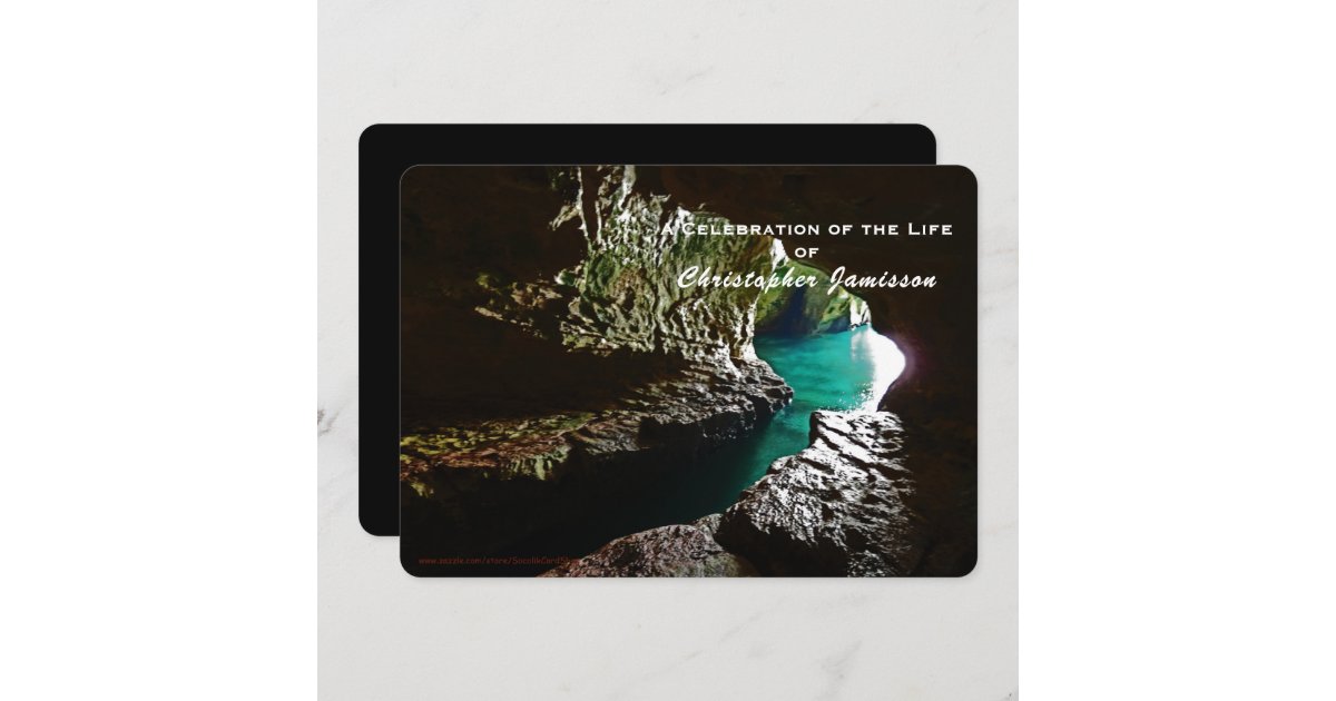 Célébration de la vie, Turquoise Water Invitation | Zazzle.fr