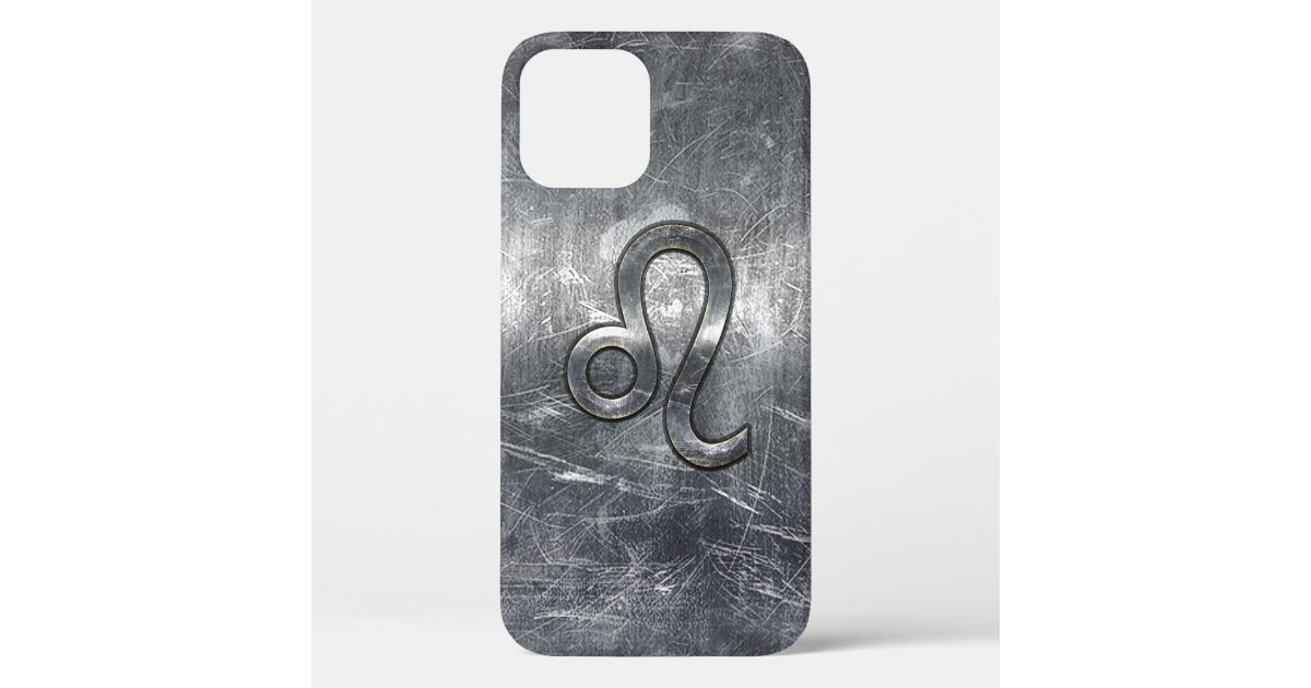 Coques Case-Mate iPhone Symbole Leo Zodiac en Acier Argent | Zazzle.fr