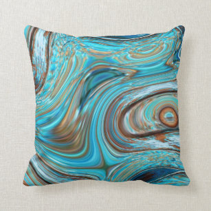 Coussins Bleu Turquoise | Zazzle.fr