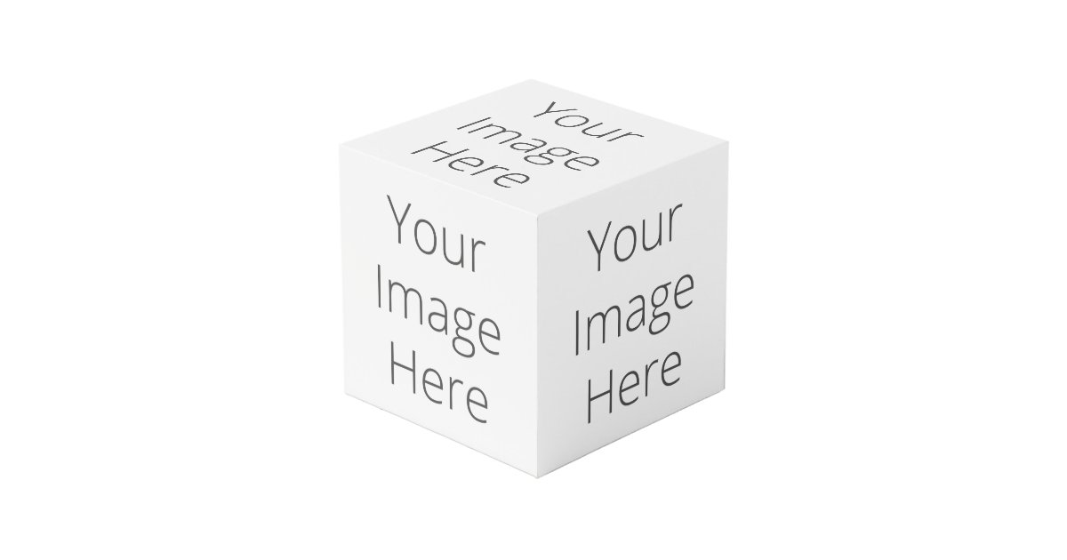 Cube Photo Créez votre propre cuvette photo personnalisée de | Zazzle.fr