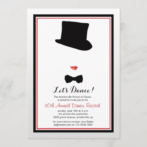 Invitations & Faire-part Cabaret | Zazzle.fr