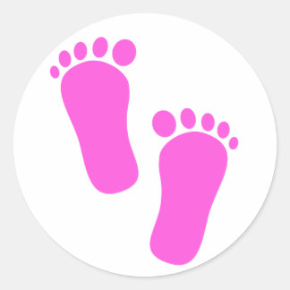 Pieds De Bébé Autocollants, Stickers Pieds De Bébé