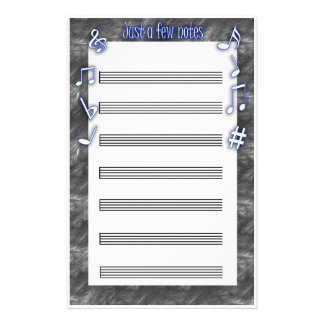 Notes De Musique Papier à lettre, Papier à lettre Notes De Musique ...