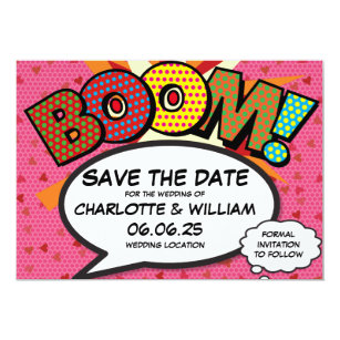 Invitations & Faire-part Boom | Zazzle.fr