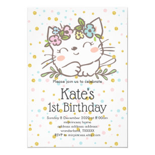 Invitations & Faire-part Chaton | Zazzle.fr