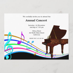 Invitations & Faire-part Chorale | Zazzle.fr