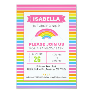 Invitations & Faire-part Arc En Ciel personnalisés | Zazzle.fr