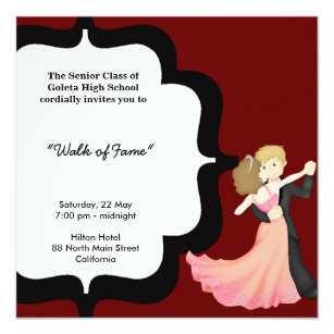 Invitations, Faire-part & Cartes Bal Promo | Zazzle.fr