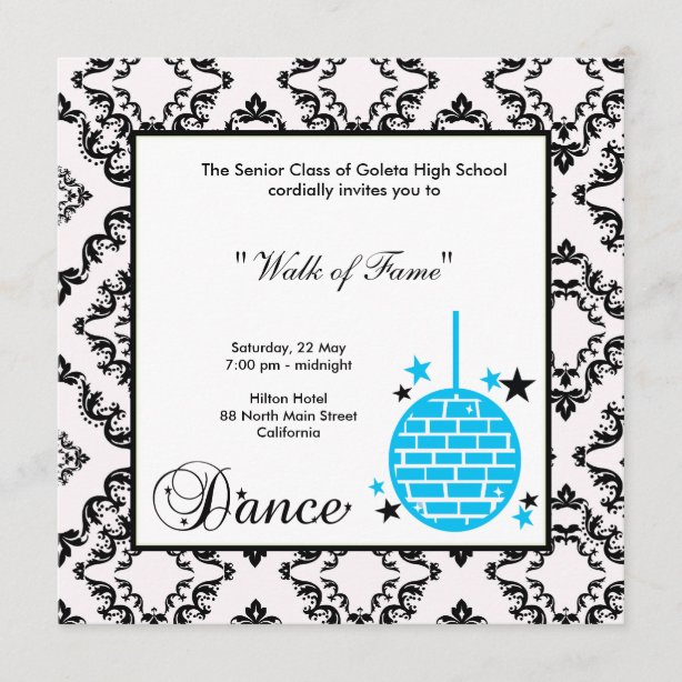 Invitations & Faire-part Bal De Promo | Zazzle.fr