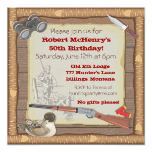 Invitations & Faire-part Chasse | Zazzle.fr