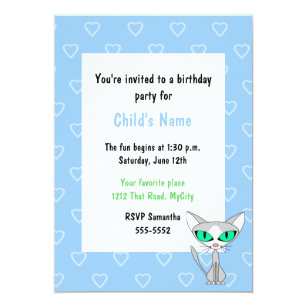 Invitations & Faire-part Chaton | Zazzle.fr