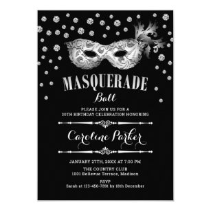 Invitations, Faire-part & Cartes Bal Masqué | Zazzle.fr