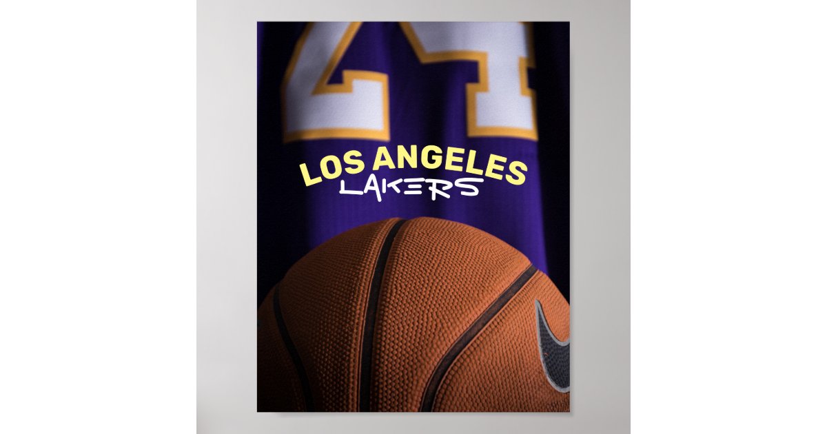 LA Lakers Poster simple | Zazzle.fr