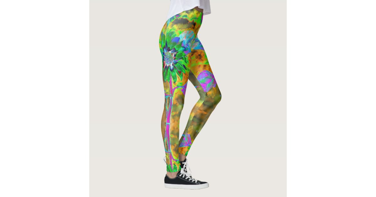Leggings Plaisir au soleil - tournesol vert | Zazzle.fr
