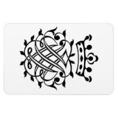 Magnet Flexible Johann Sebastian Bach Crest Monogramme Insignia | Zazzle.fr