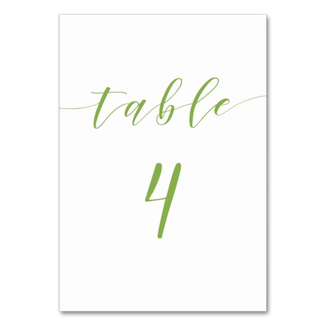 Cartes numéro de table personnalisés | Zazzle.fr