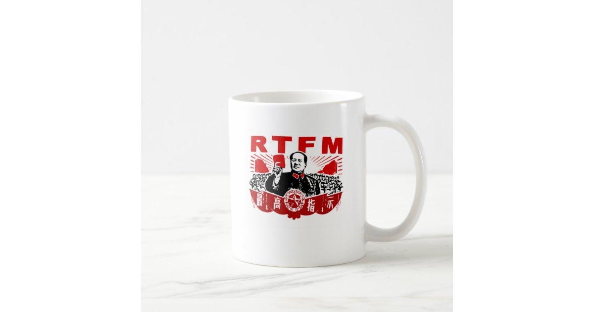 Mug RTFM Mao | Zazzle.fr