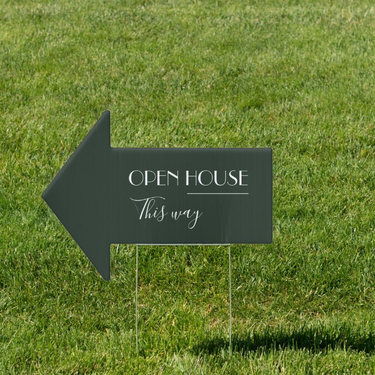 Pancarte Flèche Ouvrir la direction du script de l'intérieu | Zazzle.fr