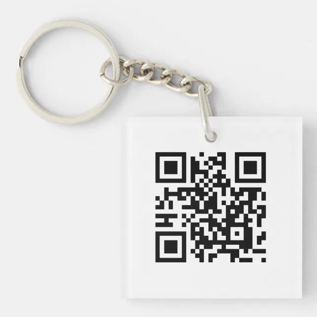 Porte-clés QR Code - Je vous aime ! | Zazzle.fr