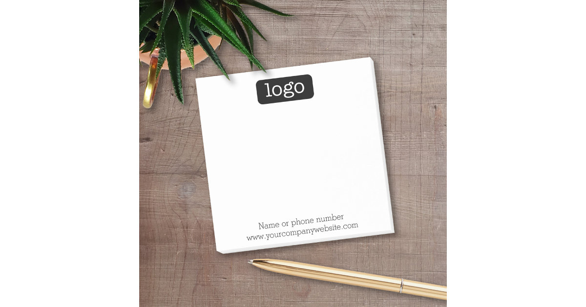 Post-it® Logo ou photo de base du bureau ou de l'entreprise | Zazzle.fr