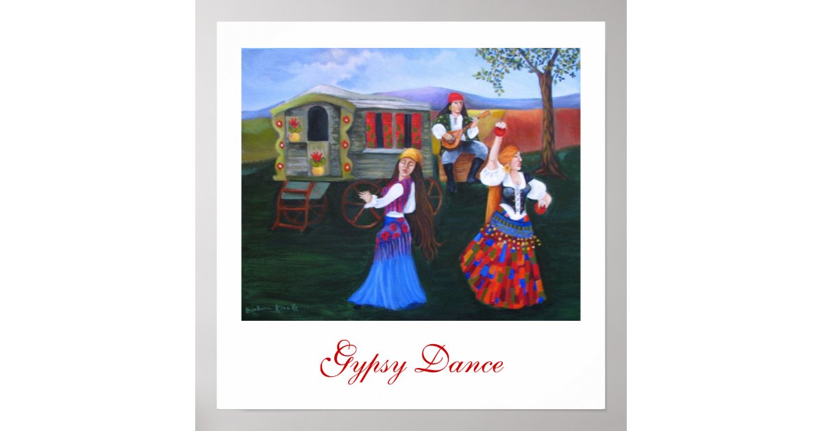 Poster Danse tzigane | Zazzle.fr