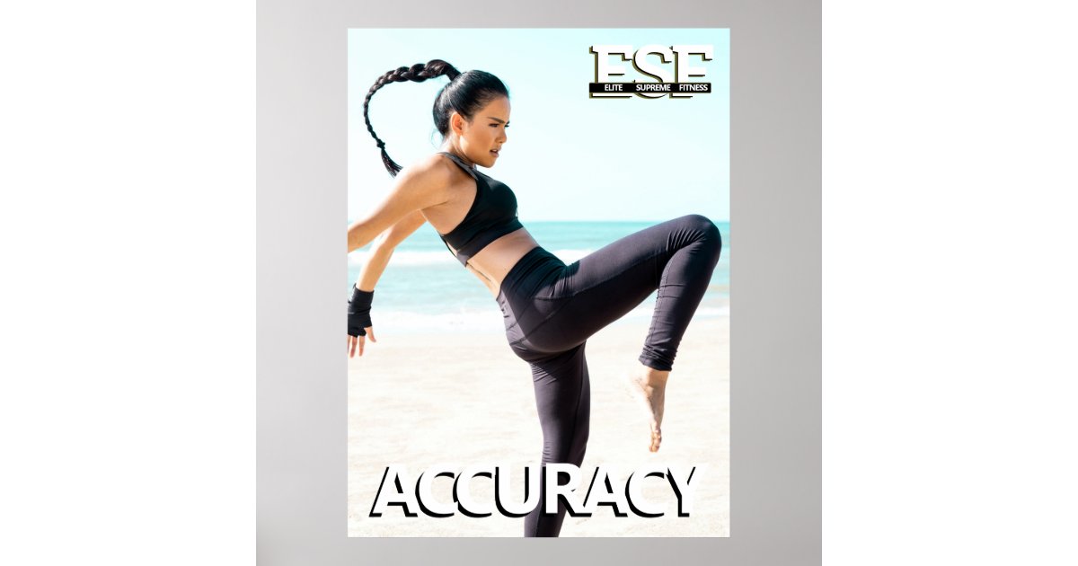 Poster d'exactitude du logo de l'entreprise | Zazzle.fr