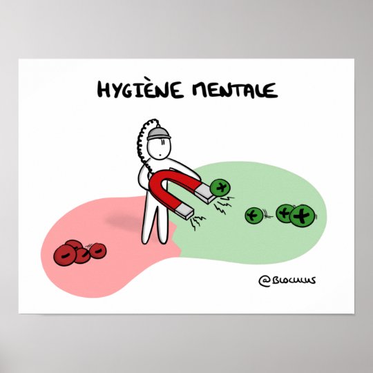Poster "Hygiène mentale" | Zazzle.fr